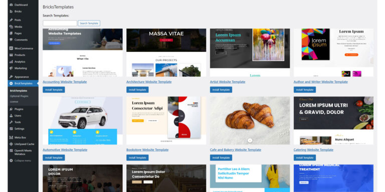 Bricks Templates - Bricks Templates